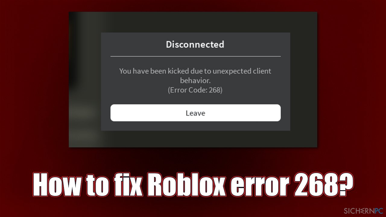 Wie Behebt Man Den Fehler 268 In Roblox Wie Behebt Man Den Fehler 268 In Roblox